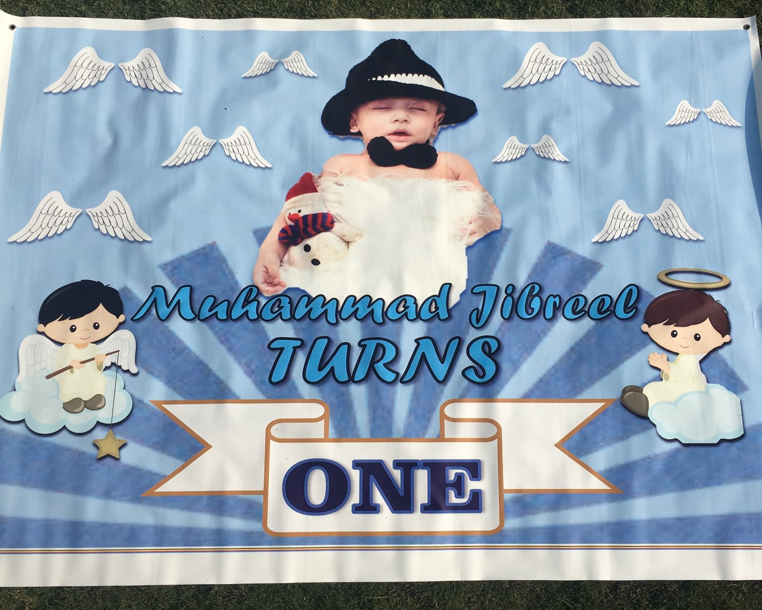 Angel Themed Backdrop Flex – fluttercreations