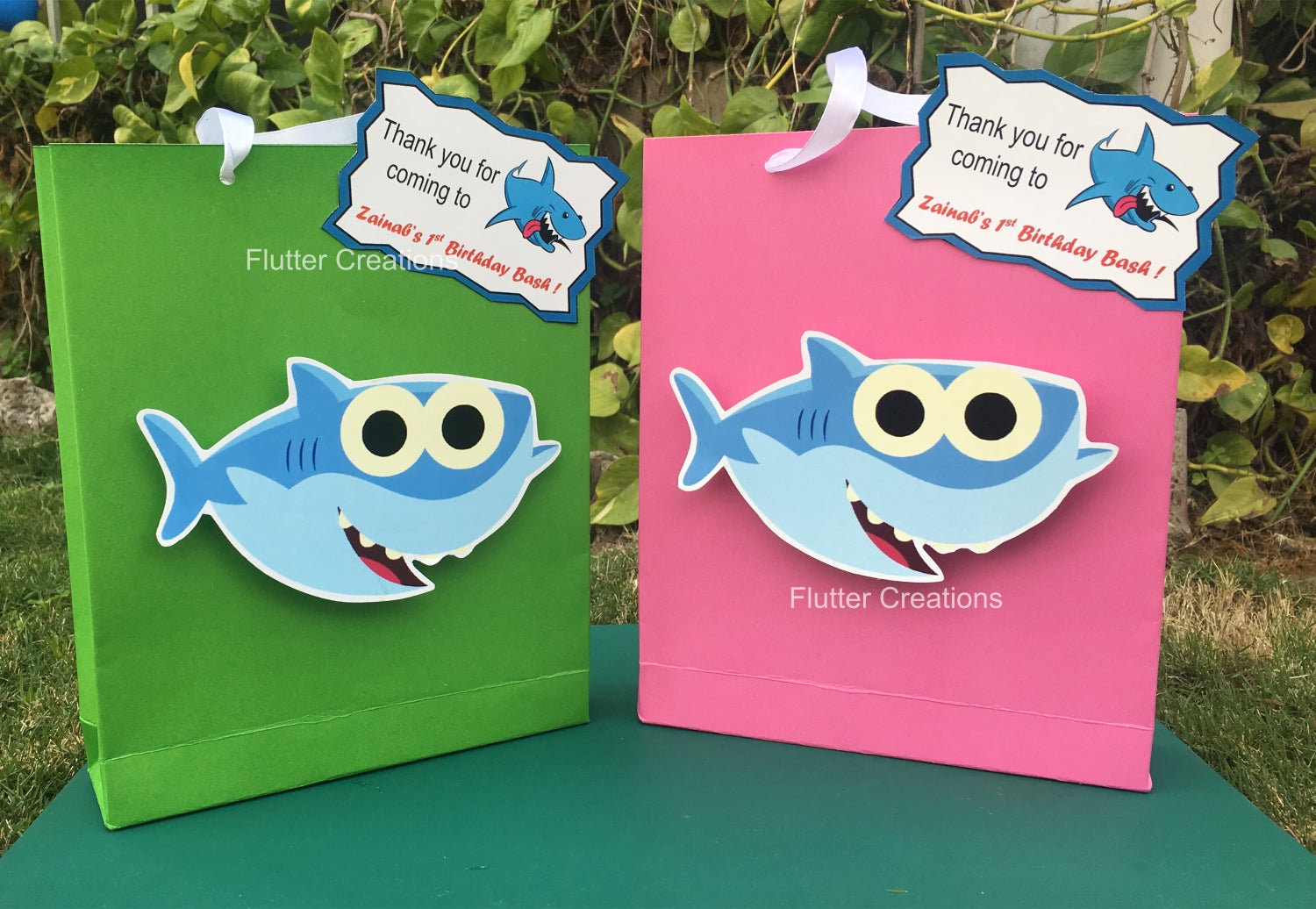 Baby Shark Goody Bags – Flutter Creations