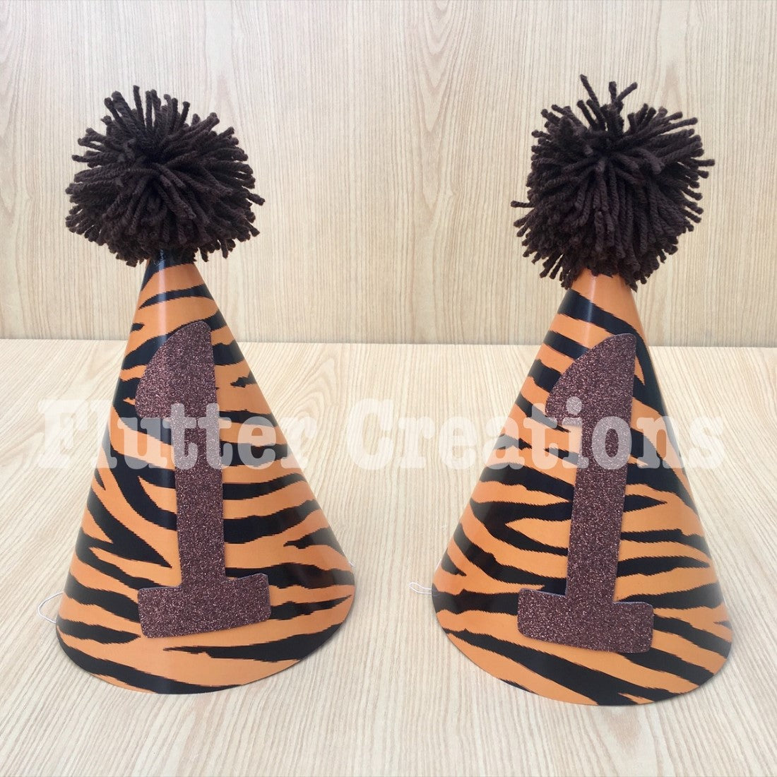Animal/Safari Birthday Caps – Flutter Creations
