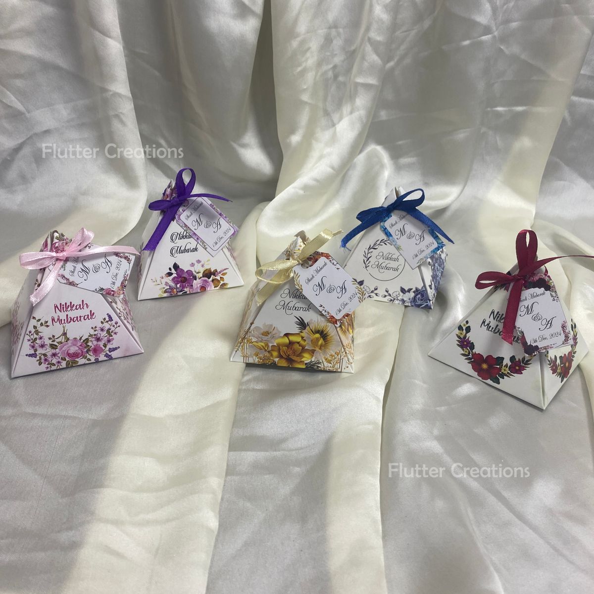 Pyramid/Triangle Box (Multi Design) – Flutter Creations