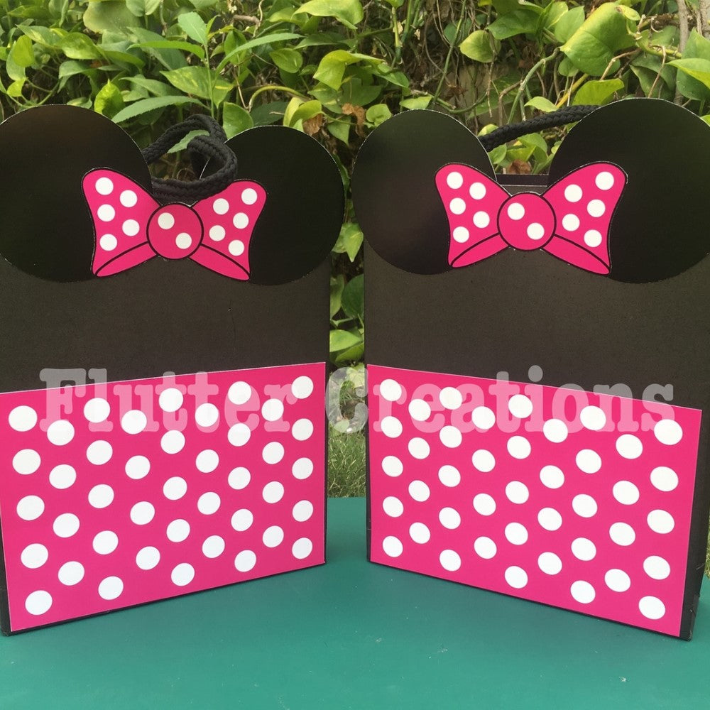 Minnie Mouse Themed Goody Bags – Flutter Creations