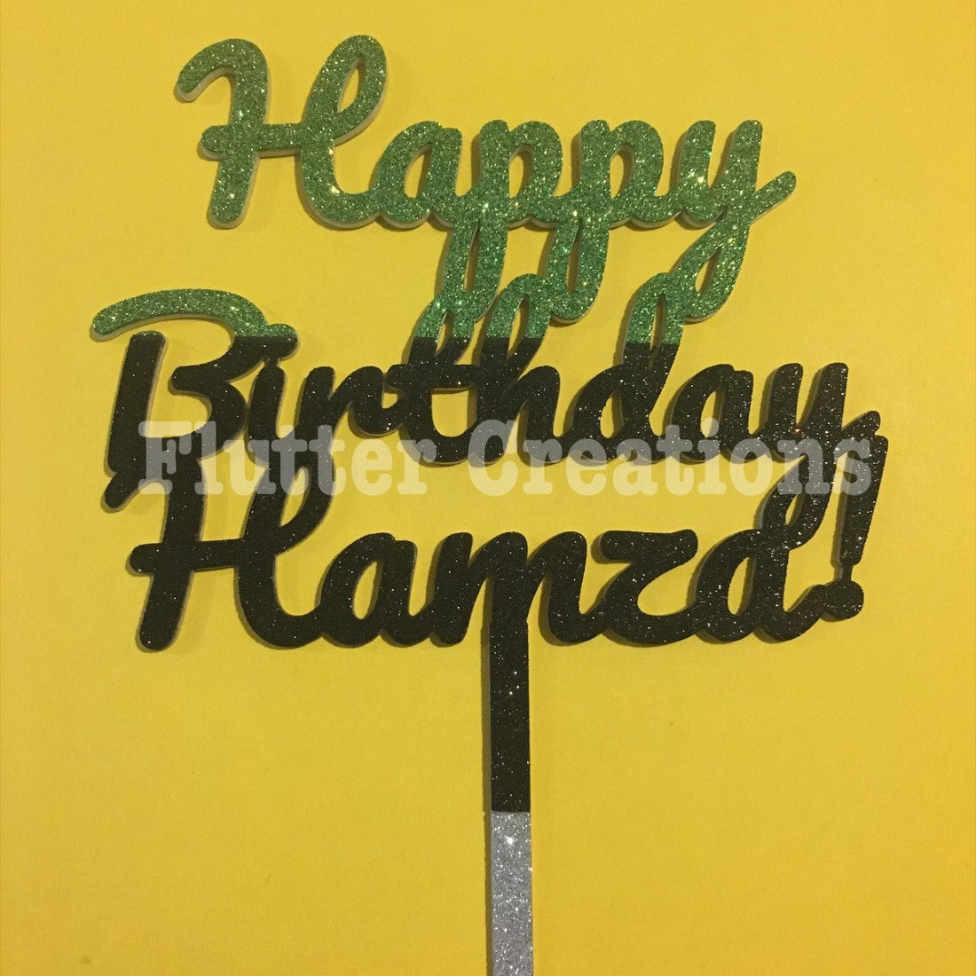 Glitter Cake Toppers – fluttercreations