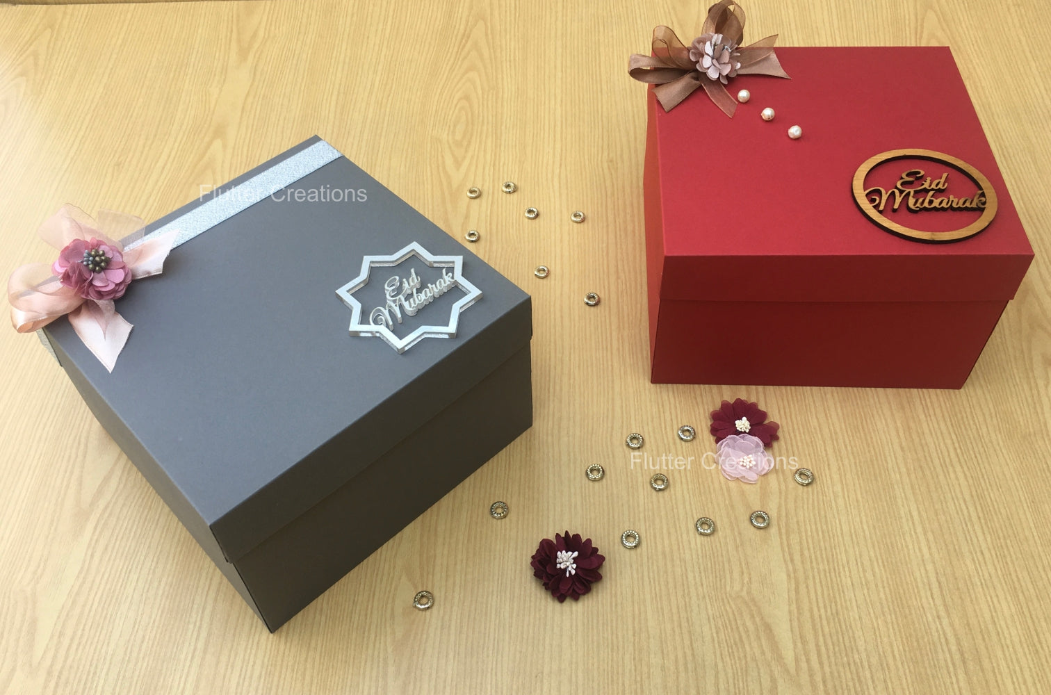 Eid Cardboard Boxes – Flutter Creations