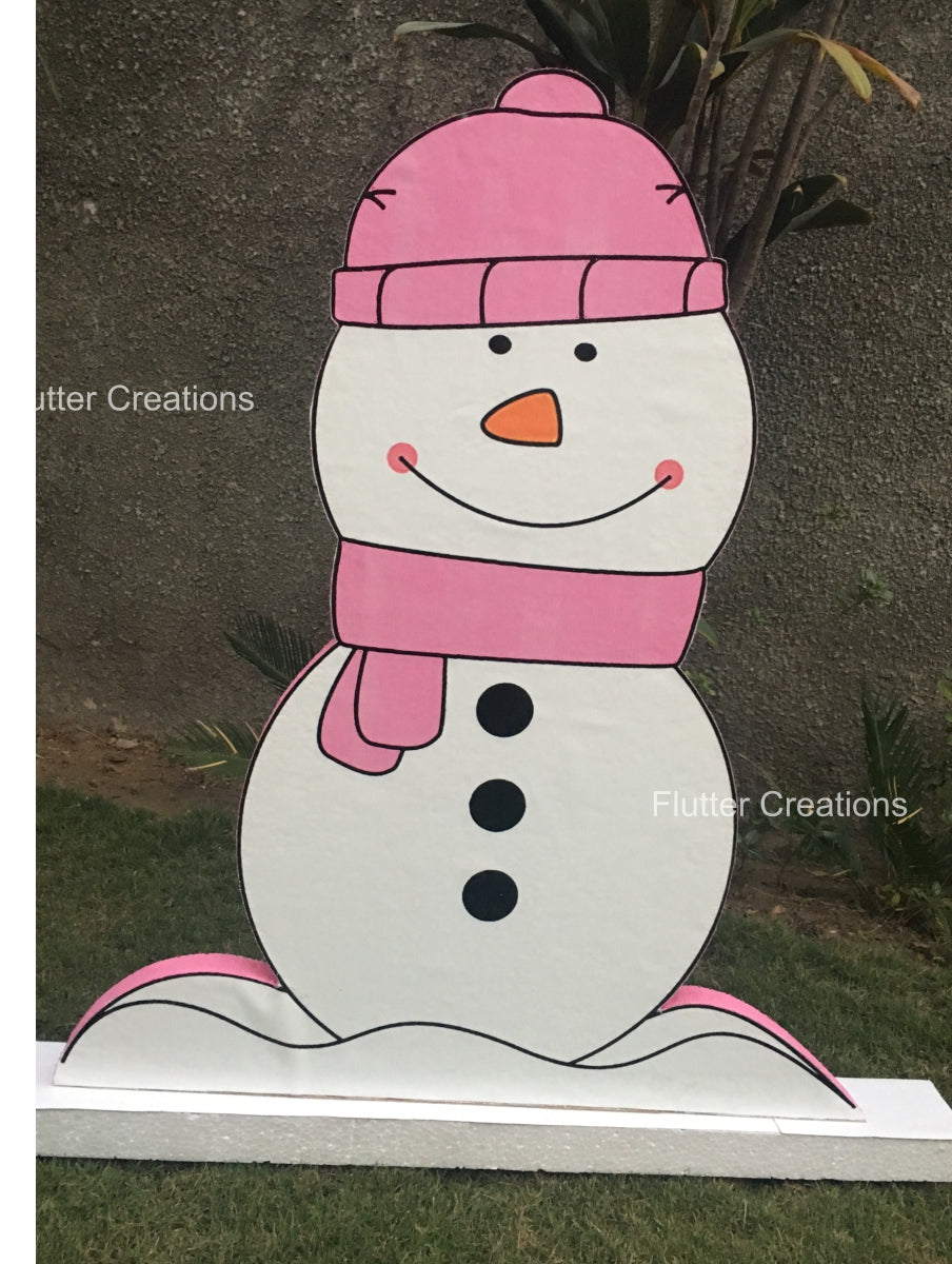 Snowman Standee – Flutter Creations